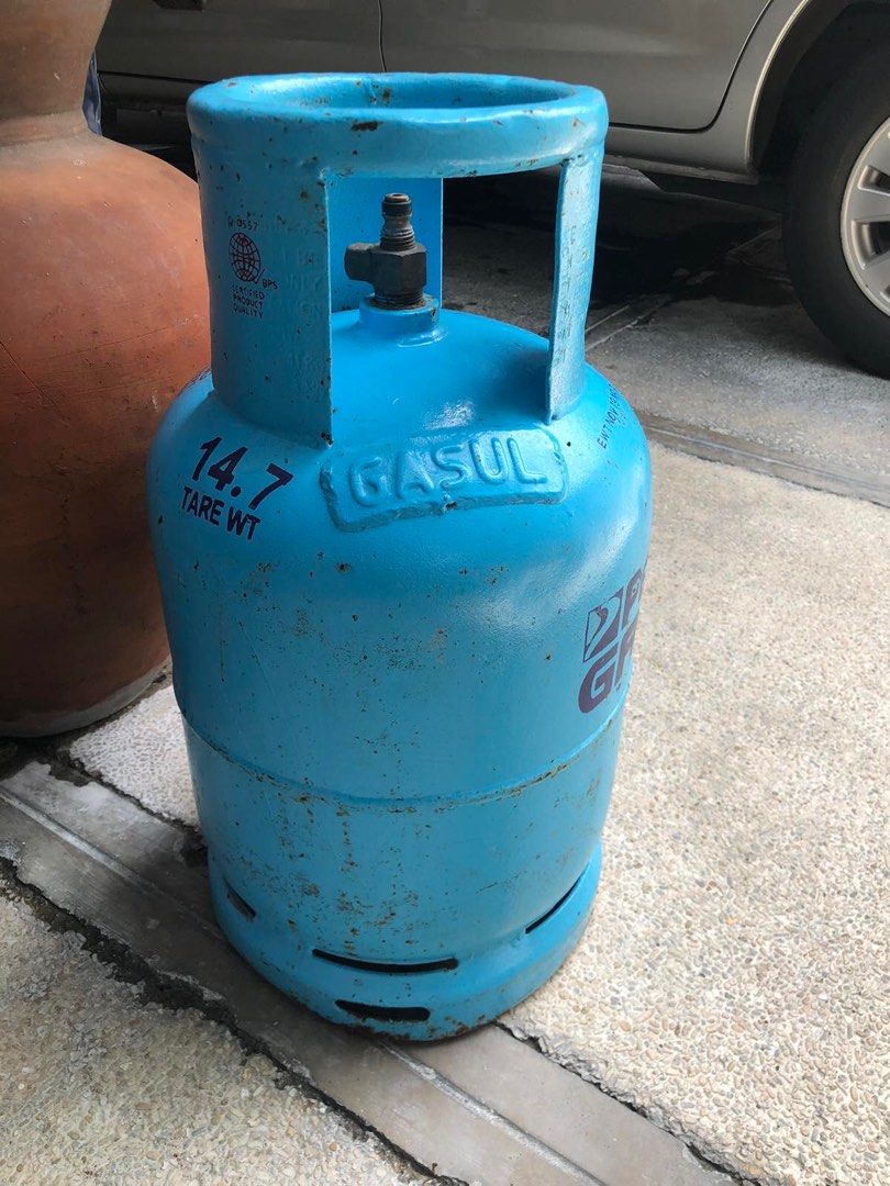 Petron Gasul LPG Tank (empty) Di-Salpak, TV & Home Appliances, Kitchen ...