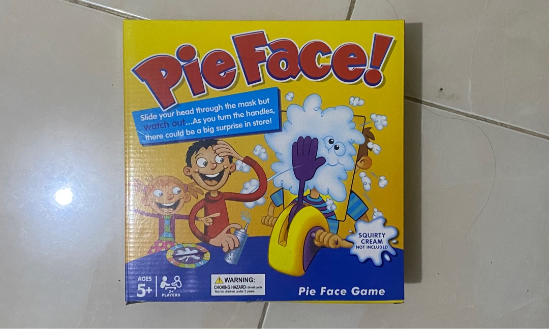 pie face game, Toys & Collectibles, Mainan di Carousell