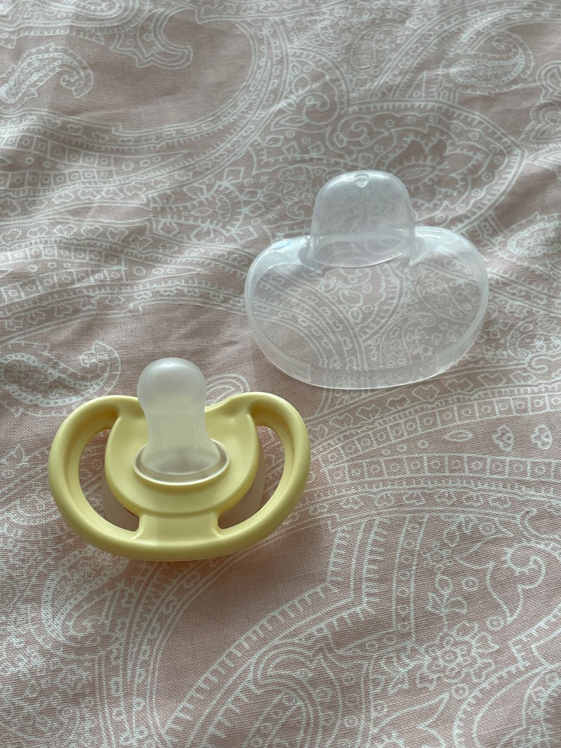 Pigeon skin friendly 0-3m pacifier with casing, Babies & Kids, Nursing ...