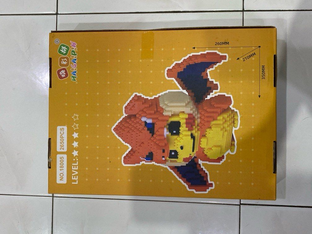 Pikachu Big Lego/ Building Blocks, Hobbies & Toys, Toys & Games on ...
