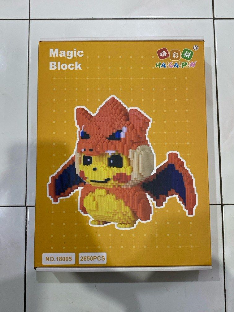 Pikachu Big Lego/ Building Blocks, Hobbies & Toys, Toys & Games on ...