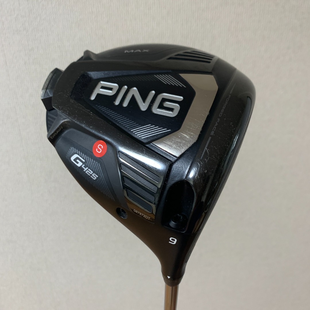 PING G425 MAX Driver with Head cover PING TOUR 65S S Used, Sports ...