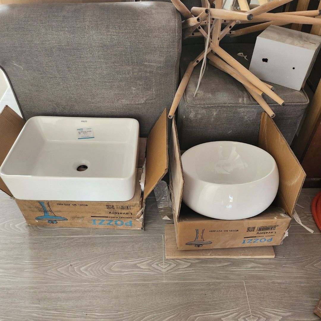 Pozzi modern sink, Furniture & Home Living, Bathroom & Kitchen Fixtures ...