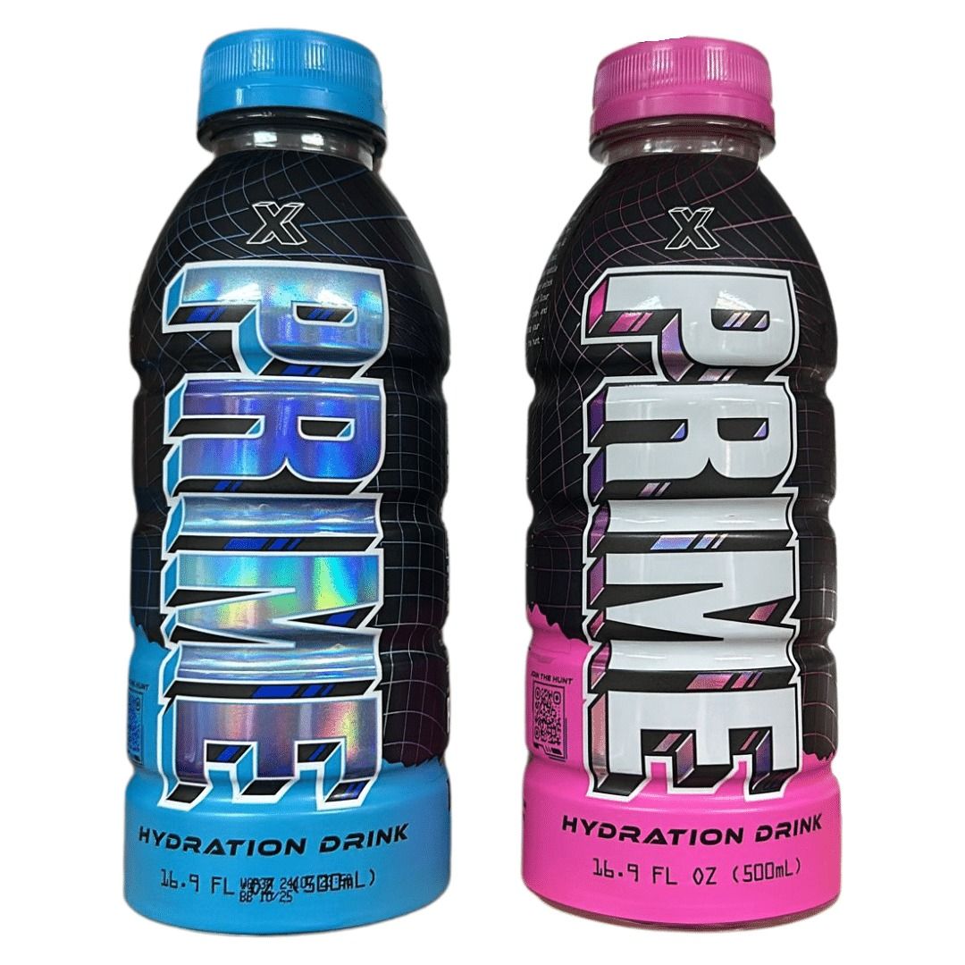 Prime Hydration Drink – X (Blue/Pink)電解質運動飲料 – X (藍/粉) 16.9 fl. oz ...