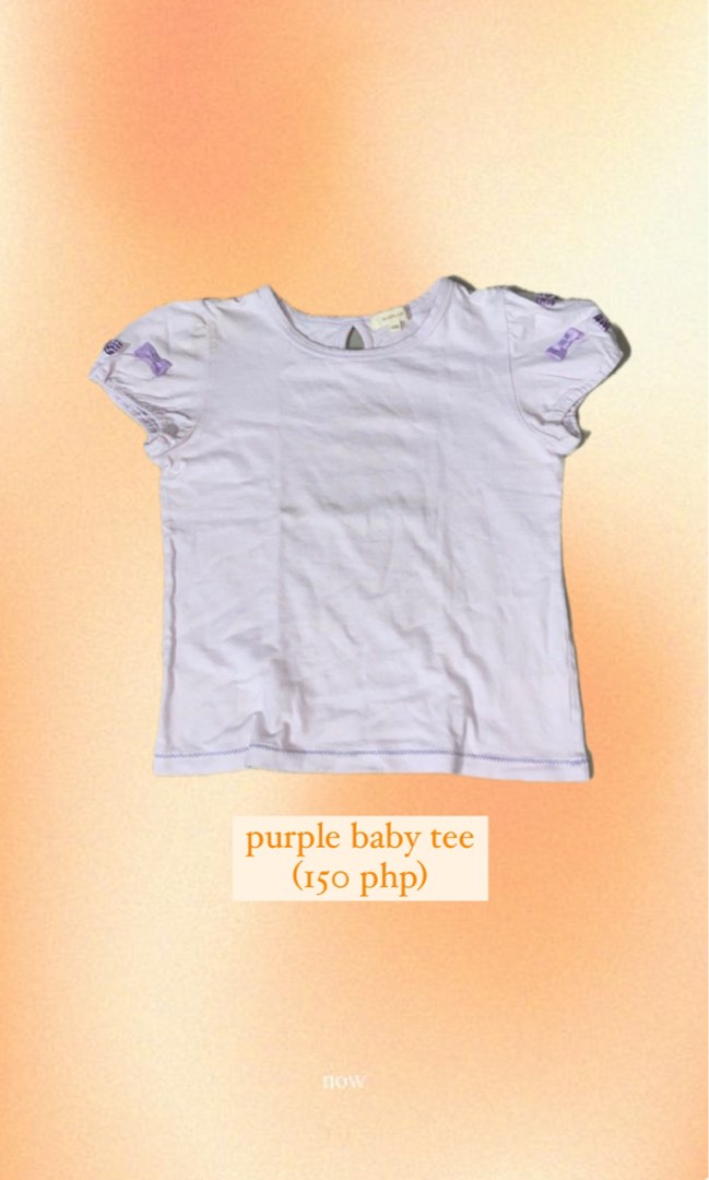 Purple Baby Tee, Women's Fashion, Tops, Shirts on Carousell