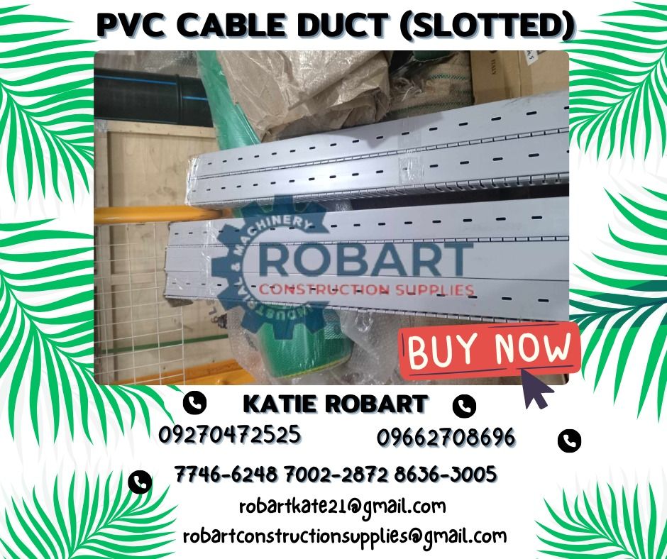 PVC Cable Duct (Slotted), Commercial & Industrial, Construction ...