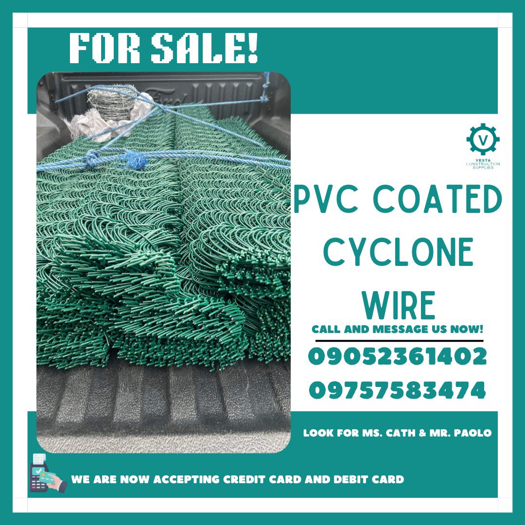 PVC COATED CYCLONE WIRE, Commercial & Industrial, Industrial Equipment ...