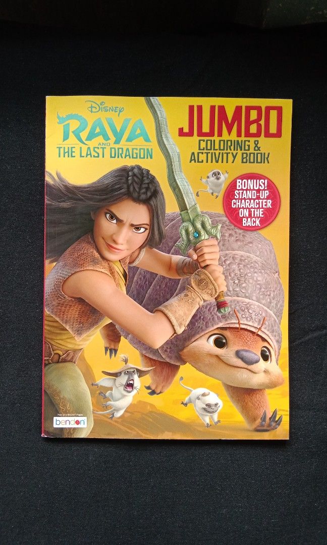 Raya and the Last Dragon Coloring and Activity Book, Hobbies & Toys ...