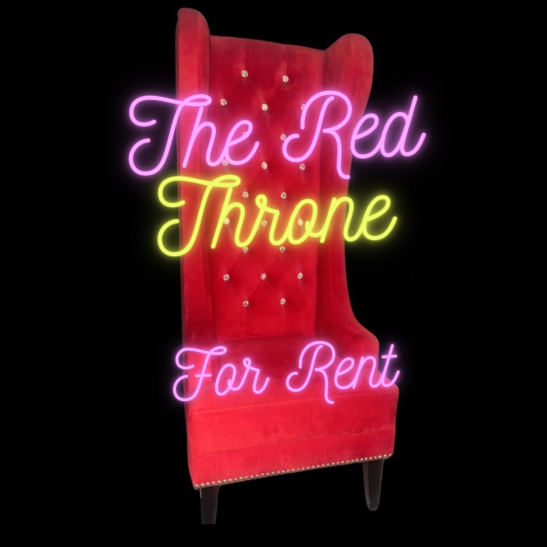 Rent a red throne for a debut, Furniture & Home Living, Furniture ...