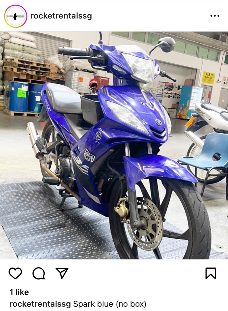 Rent Bike Spark, Motorcycles, Motorcycle Rental on Carousell