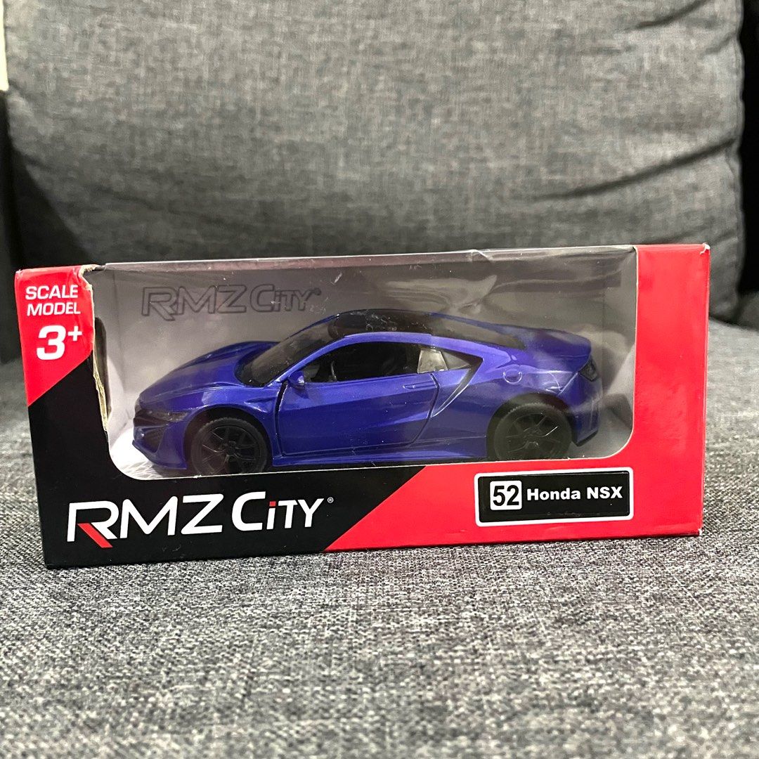 RMZ CITY CAR HONDA NSX BLUE CAR, Hobbies & Toys, Toys & Games on Carousell