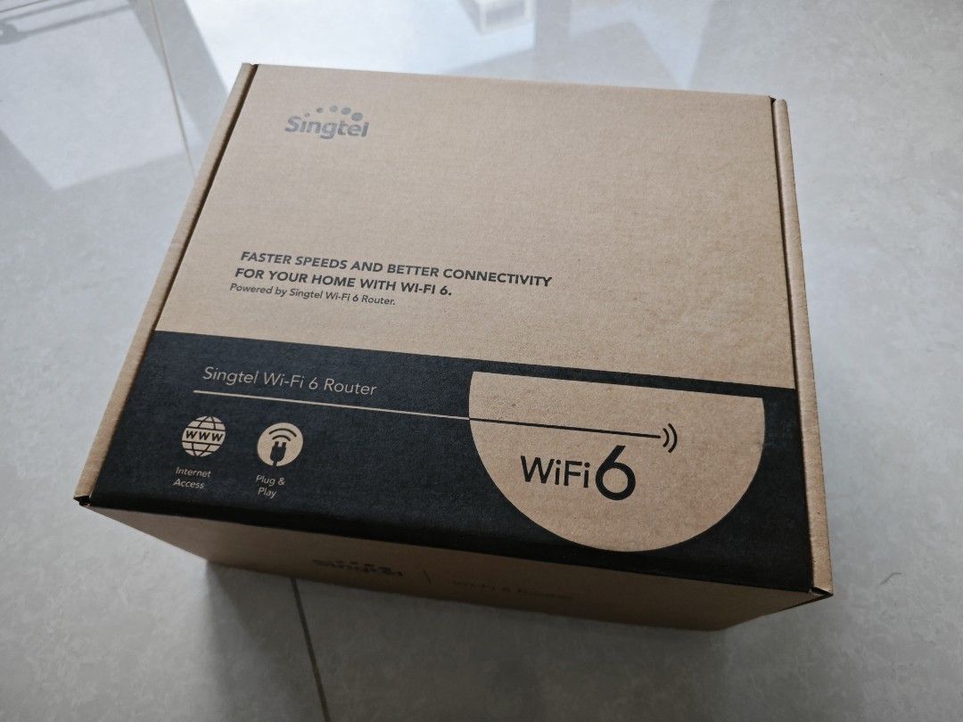 Singtel Wi-Fi 6 Router Model:RT5703W-D171, Computers & Tech, Parts & Accessories, Networking on ...