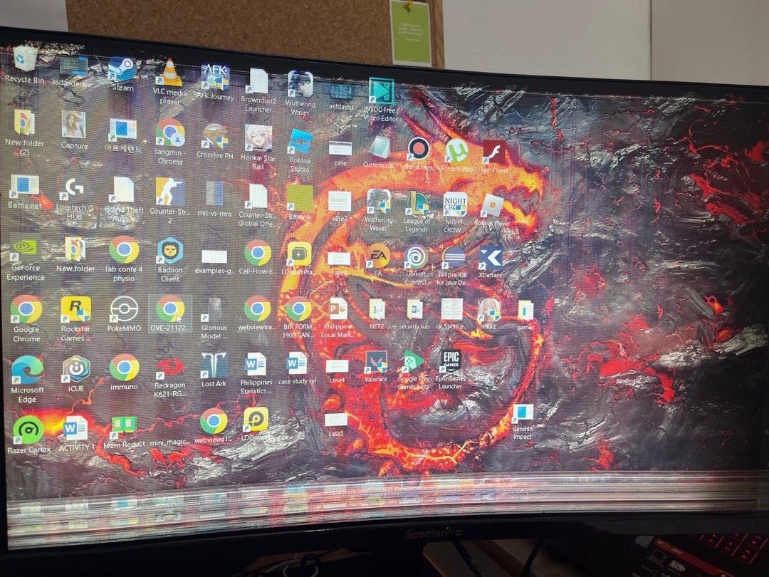 Specter pro TX27Q 27inch defective, Computers & Tech, Parts ...