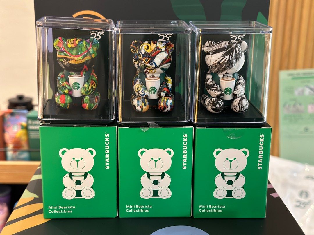 Starbucks Malaysia Mini Bearista Blind Box Figurines (Random Designs), Hobbies & Toys, Toys ...