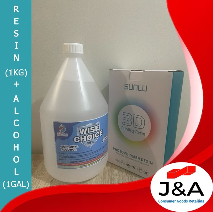 Sunlu Resin 1KG (Standard/Standard Plus/ABS-Like/High Clear) & 99.9% ...