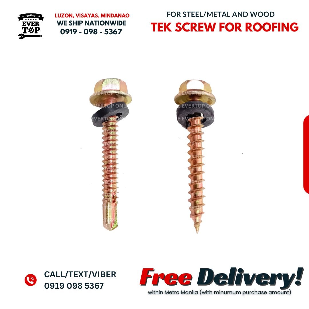 TEK SCREW FOR ROOFING | STEEL /METAL AND WOOD, Commercial & Industrial ...