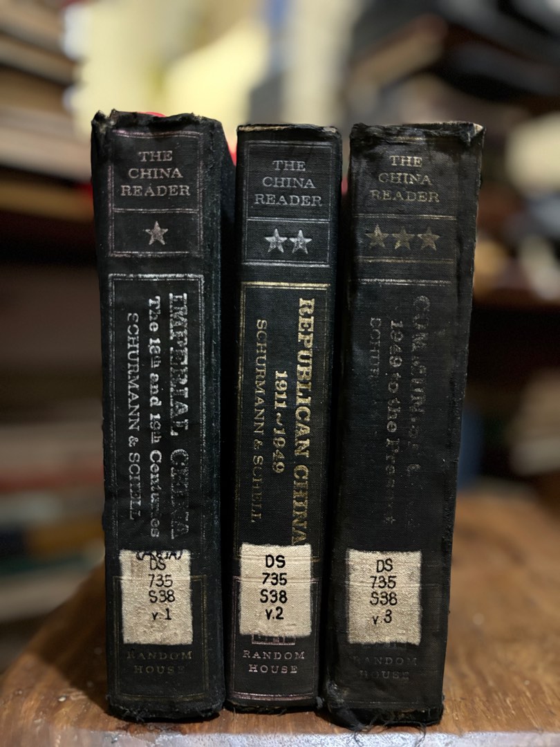 The China Reader. Complete Set of 3 Volumes. Copyright 1967, Hobbies ...