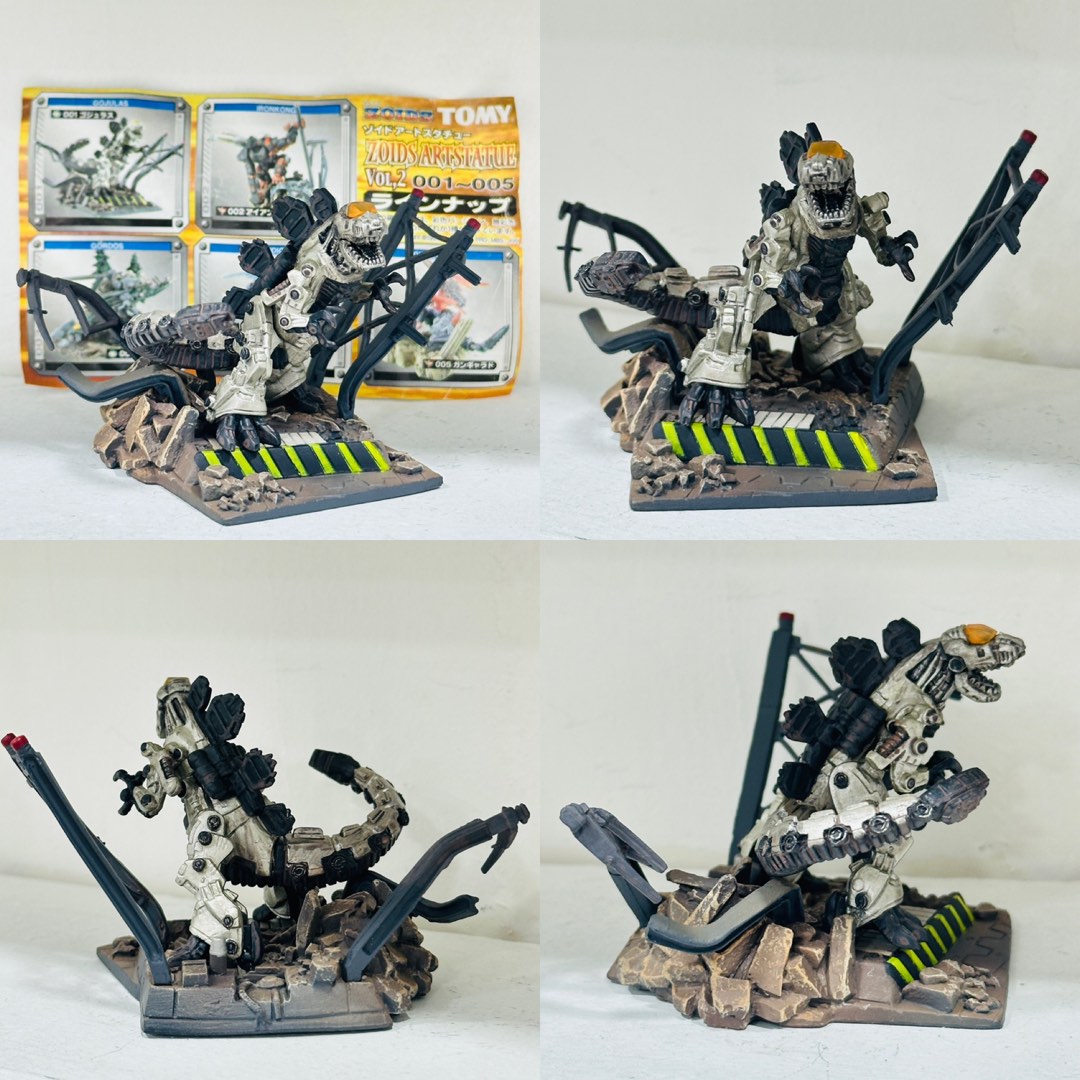 Tomy Zoids Artstatue Vol 2 Full Color Mini PVC Figure Gujulas ...