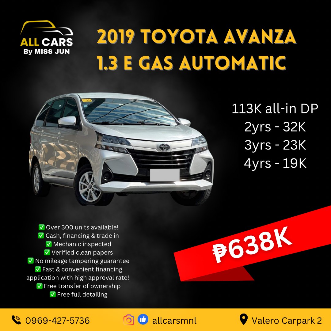 Toyota Avanza 1.3 E Auto, Cars for Sale, Used Cars on Carousell