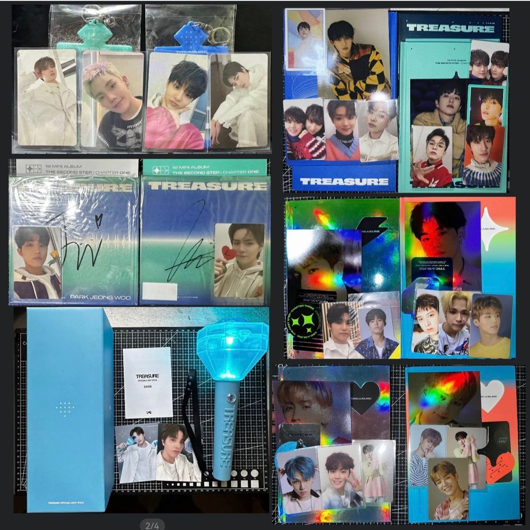 Treasure album and lightstick, Hobbies & Toys, Memorabilia ...