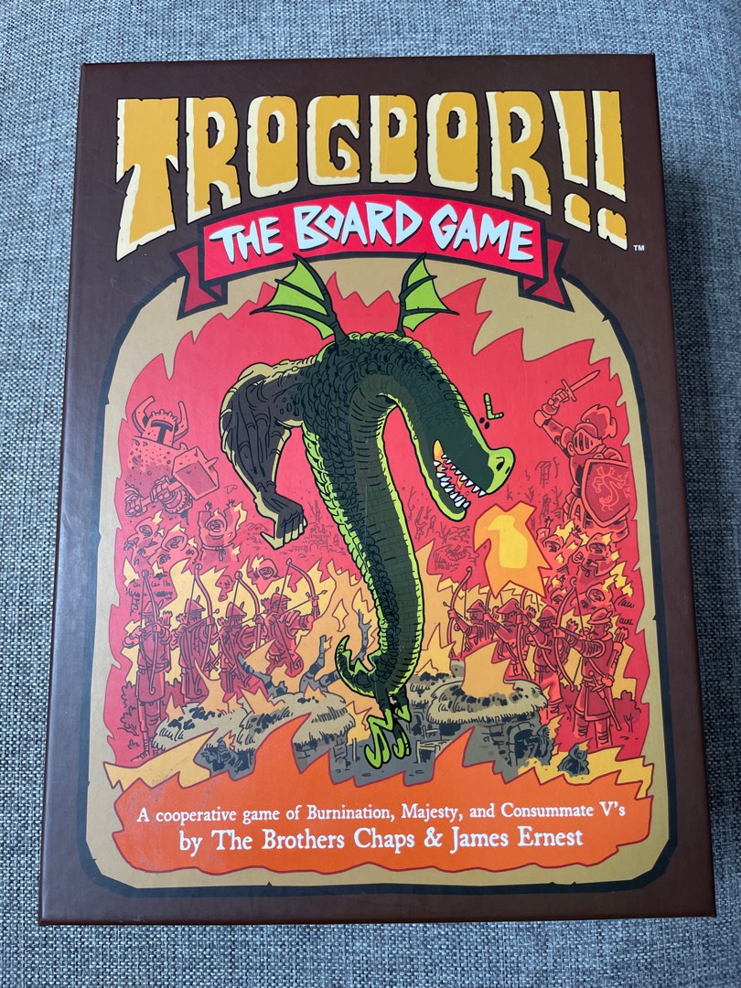 Trogdor!! Boardgame 桌面遊戲, 興趣及遊戲, 玩具 & 遊戲類 - Carousell