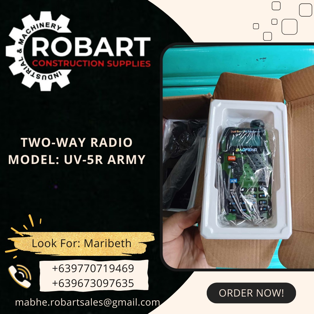 Two-way Radio Model: UV-5R Army, Commercial & Industrial, Construction ...