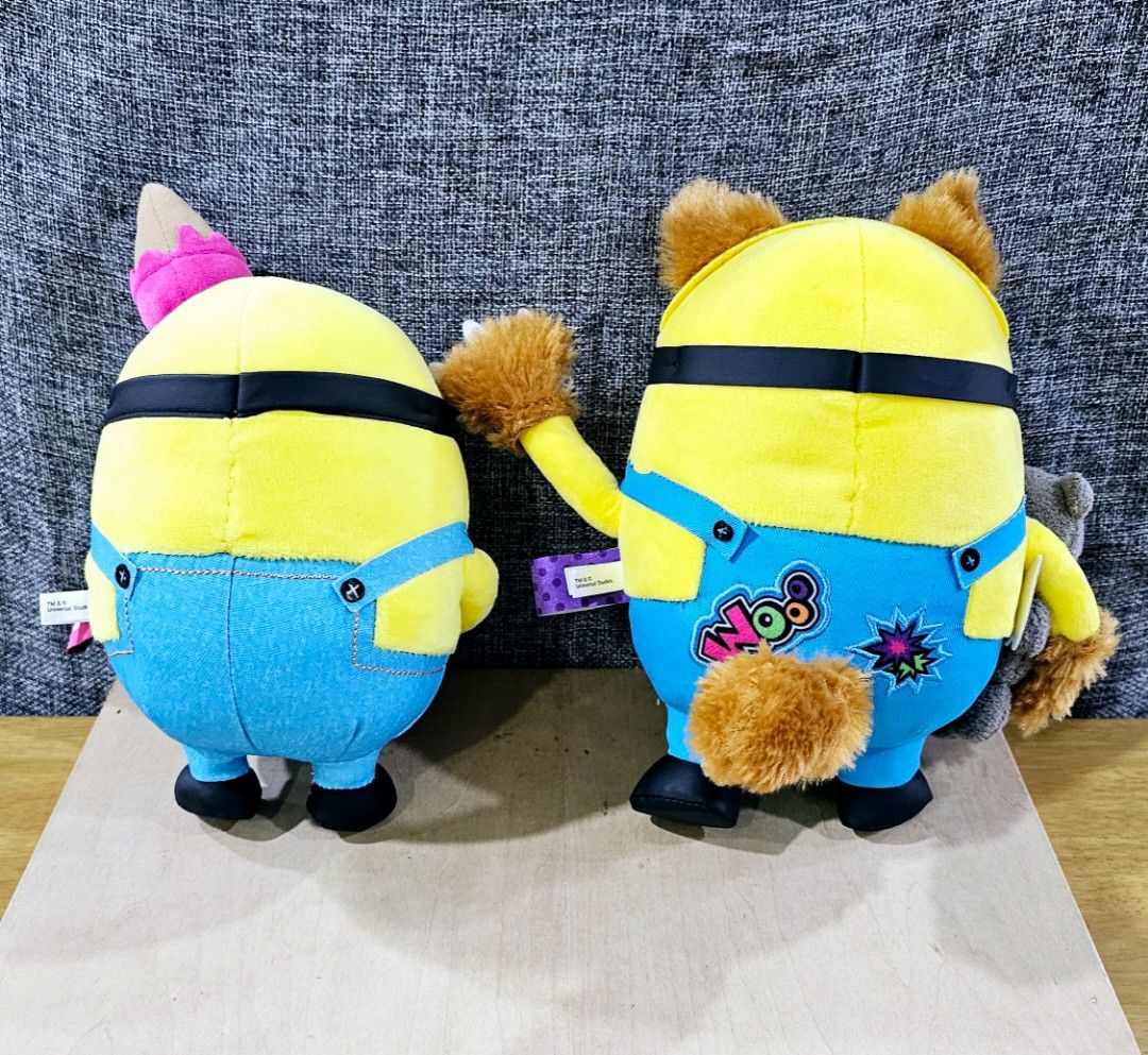 USJ Minion 4pc plush combo, Hobbies & Toys, Toys & Games on Carousell