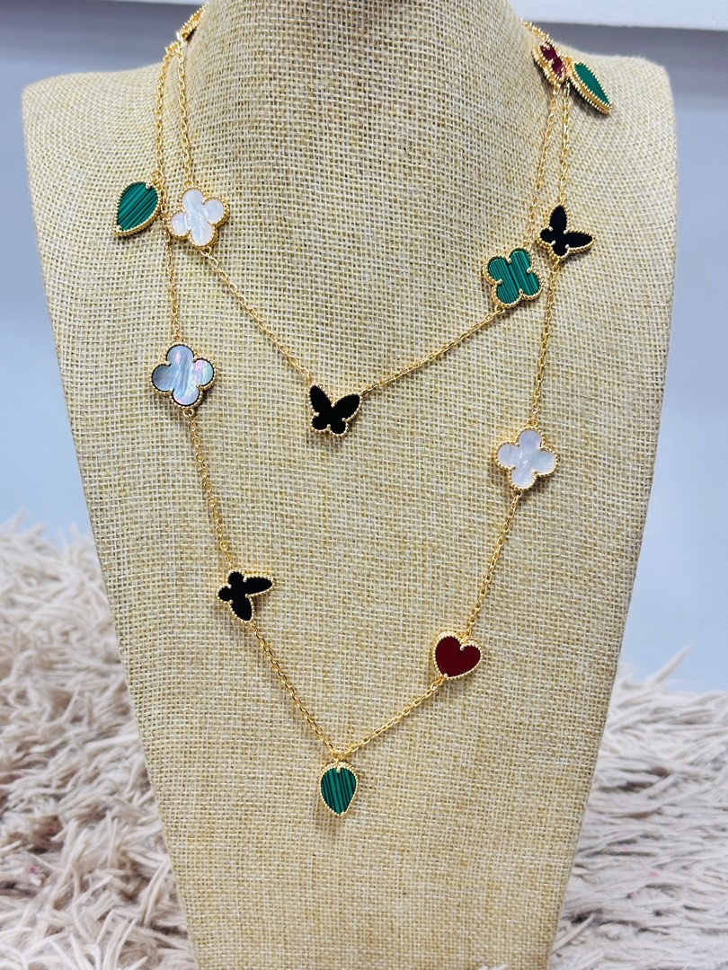 VCA Van Cleef and Arpels Necklace and Bracelet Set, Women's Fashion ...