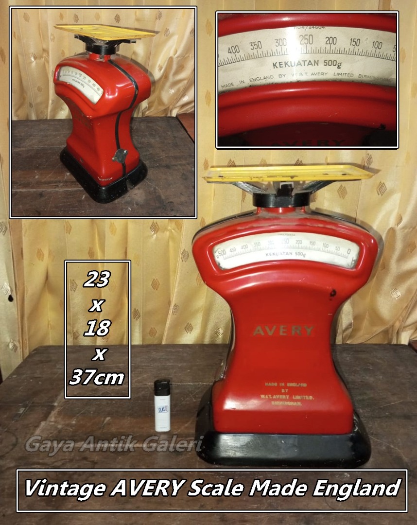 Vintage Avery Scale Made In Birmingham England, Antik, Lainnya di Carousell