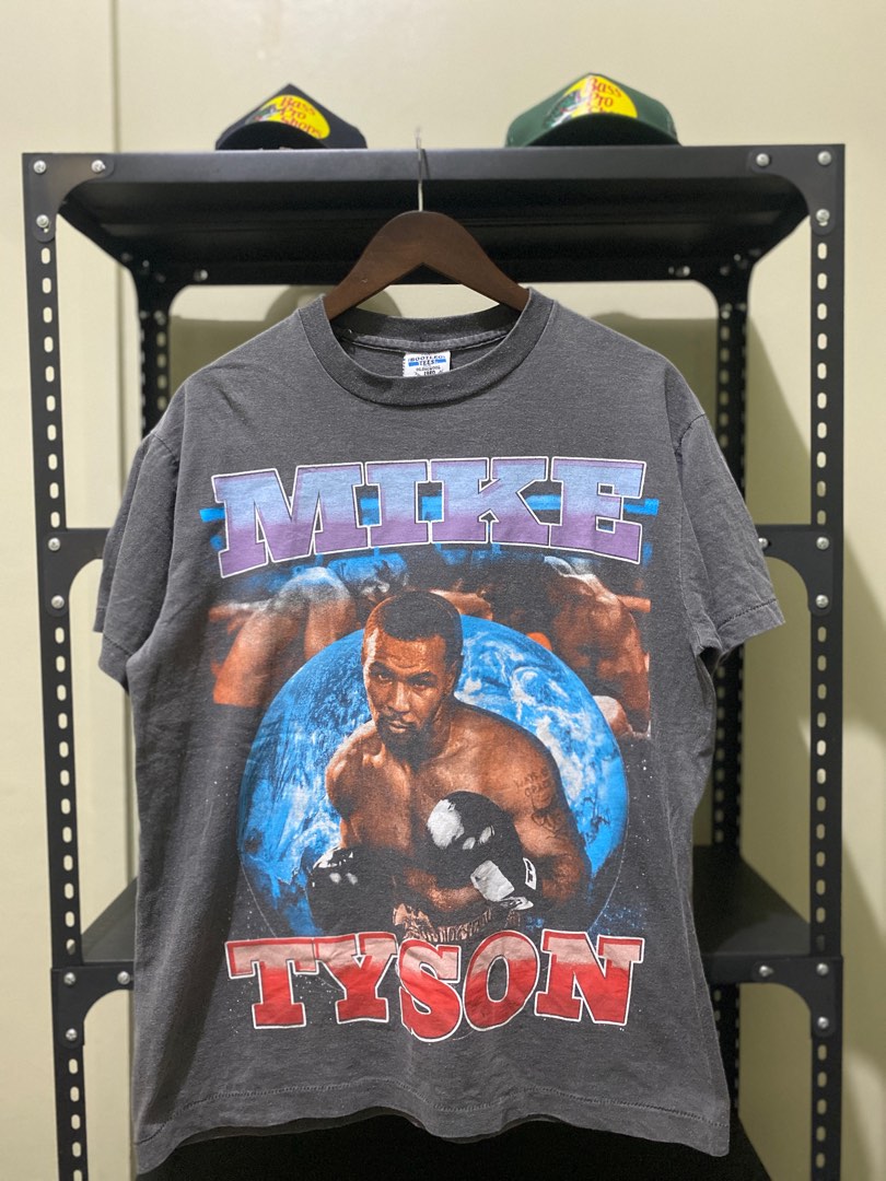 VINTAGE MIKE TYSON, Men's Fashion, Tops & Sets, Tshirts & Polo Shirts on Carousell