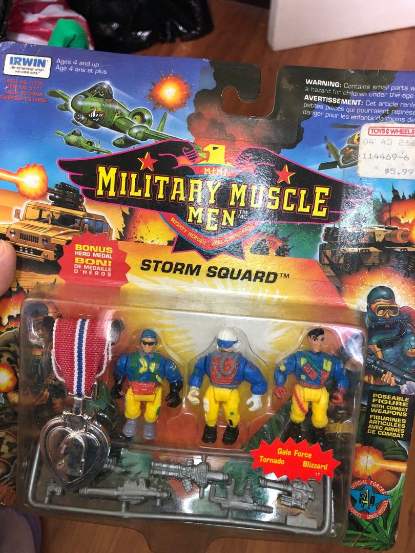 Vintage military muscle men figures, Hobbies & Toys, Toys & Games on ...