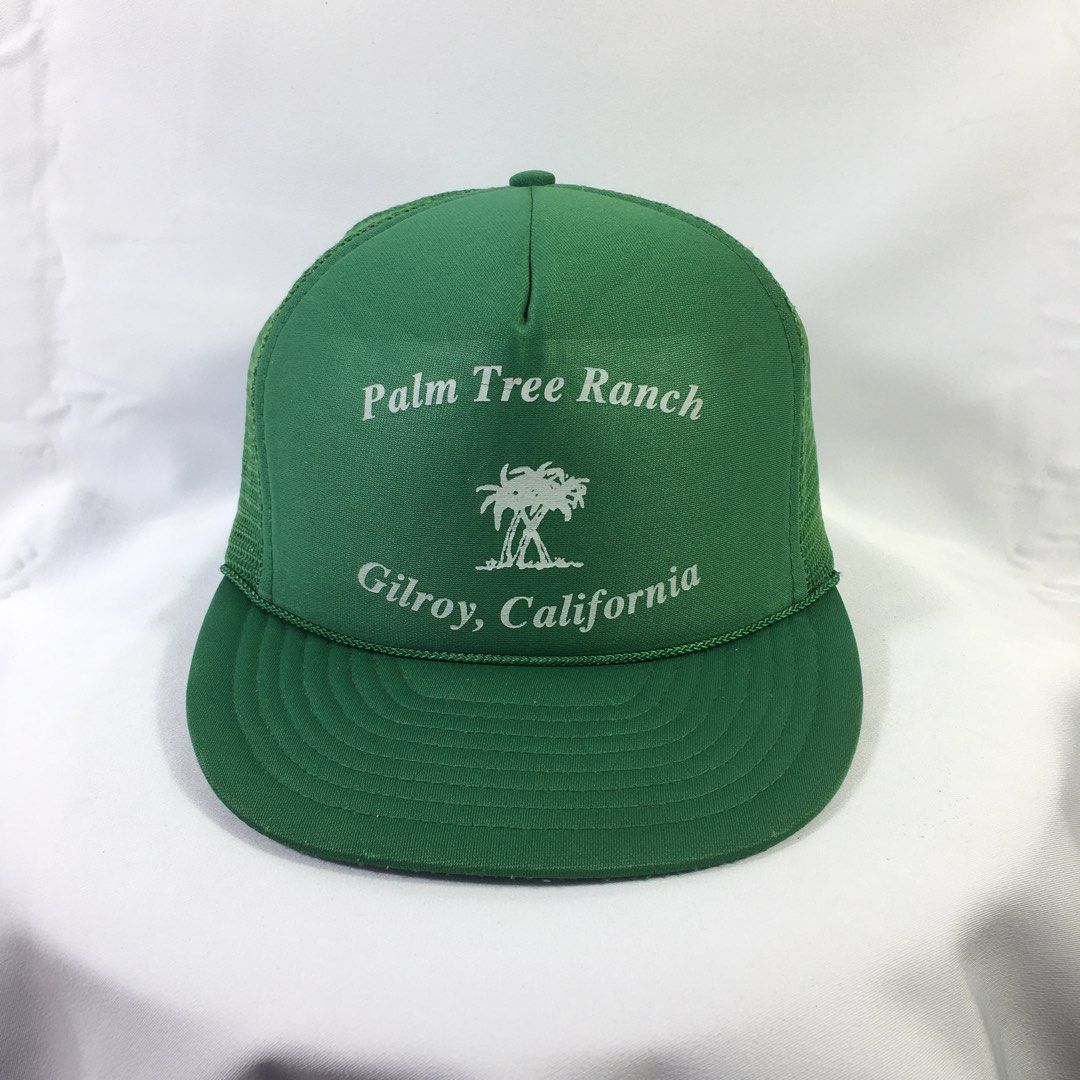 Vintage Palm Tree Cap/Hat, Men's Fashion, Watches & Accessories, Cap ...