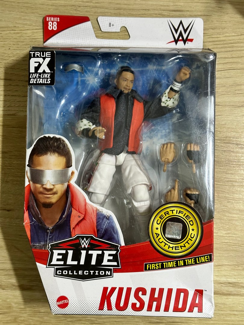 WWE Mattel Kushida - Elite 88, Hobbies & Toys, Toys & Games on Carousell