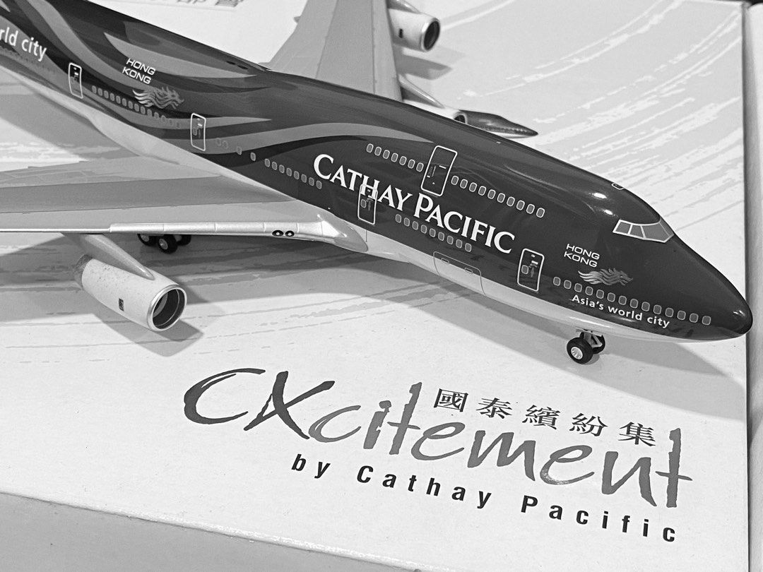 1/200 CATHAY PACIFIC B747-400 (B-HOY) Asia’s World City NT InFlight JC ...