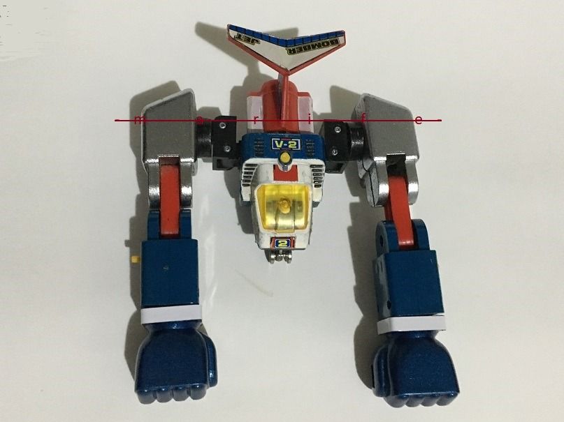 1977 voltes volt bomber DX godaikin part & accessories popy japan robot ...