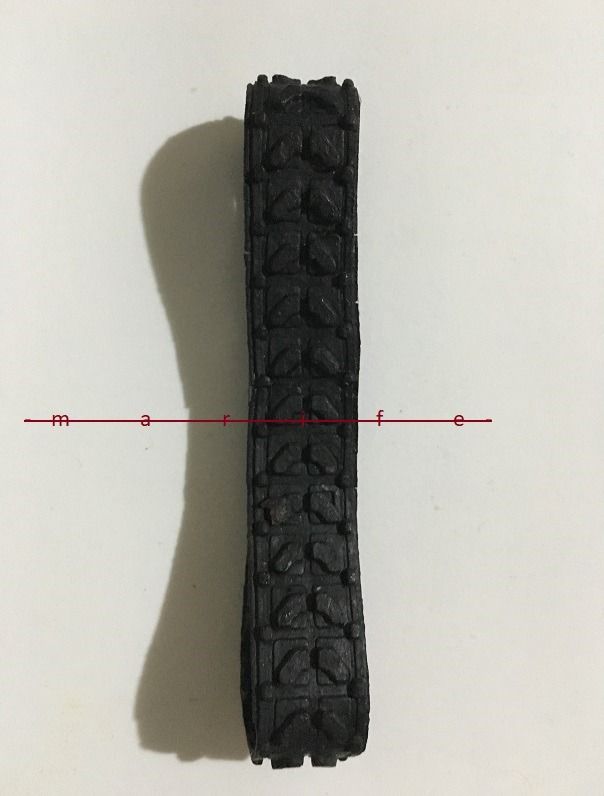 1977 voltes volt Panzer Rubber track original DX godaikin part ...