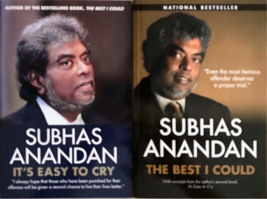 2 books by Subhas Anandan : The Best I Could & It’s Easy to Cry ...