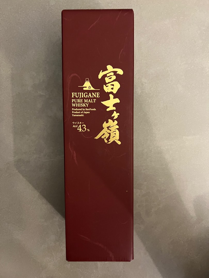 富士嶺 Fujigane Pure Malt Whisky, 嘢食 & 嘢飲, 酒精飲料 - Carousell