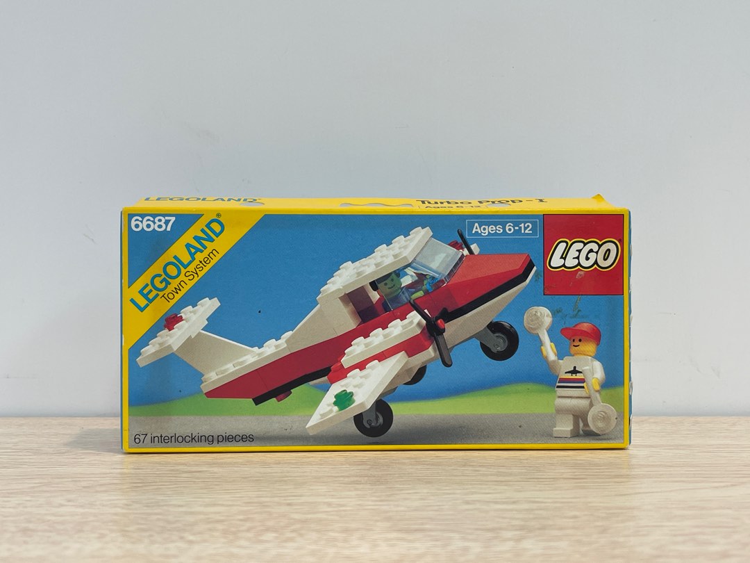 全新 LEGO LEGOLAND Town 6687 Turbo Prop I, 興趣及遊戲, 玩具 & 遊戲類 - Carousell