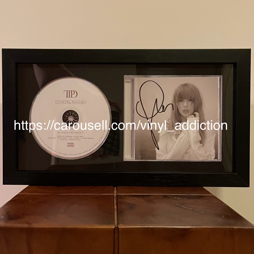 [現貨] Taylor Swift TTPD The Tortured Poets Department signed CD 親筆簽名CD 連 ...