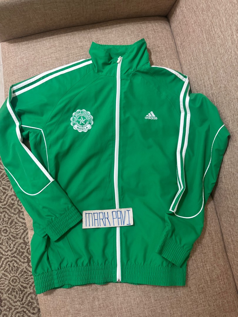 Adidas DLSU jacket, Men's Fashion, Tops & Sets, Hoodies on Carousell