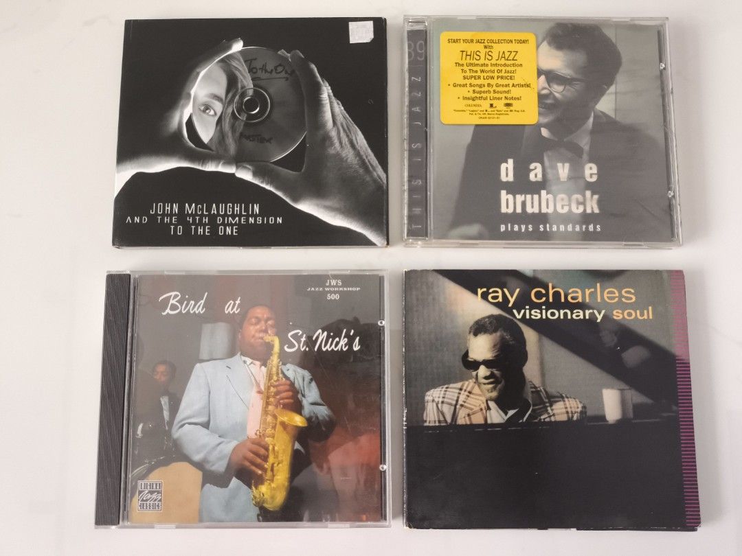 Assorted Jazz CDs (John McLaughlin / Dave Brubeck / Ray Charles ...