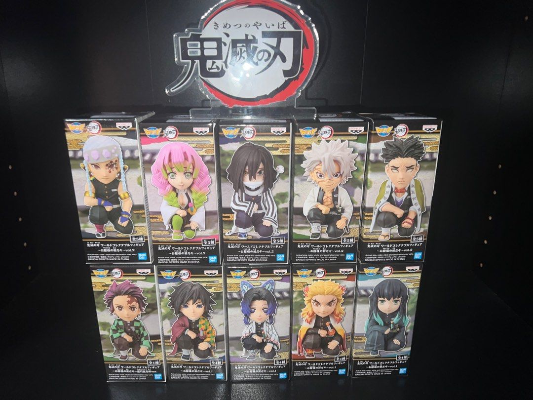 Bandai WCF Demon Slayer - Kneeling Hashira &Tanjiro full set World ...