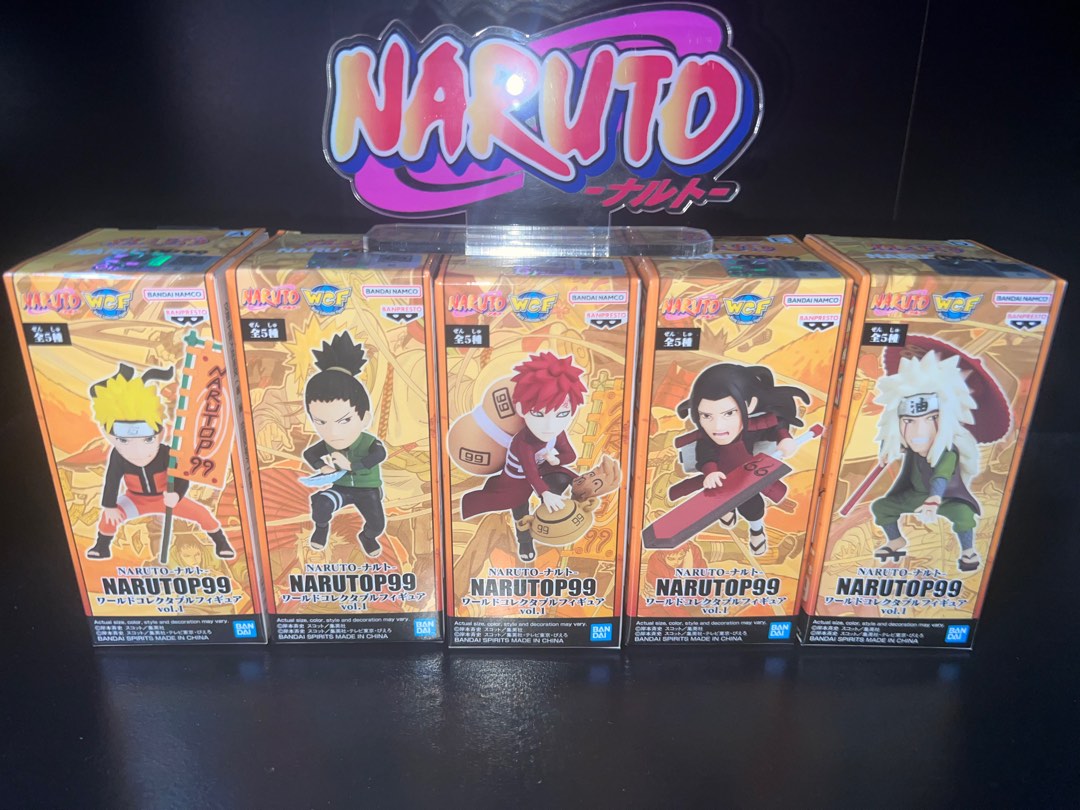 Bandai WCF Naruto set of 5 Naruto 99 volume 1 ( World Collectible ...