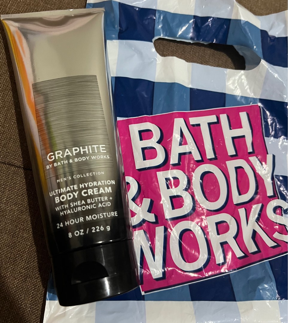 Bath & Body Works Graphite Ultimate Hydration Body Cream, Beauty ...