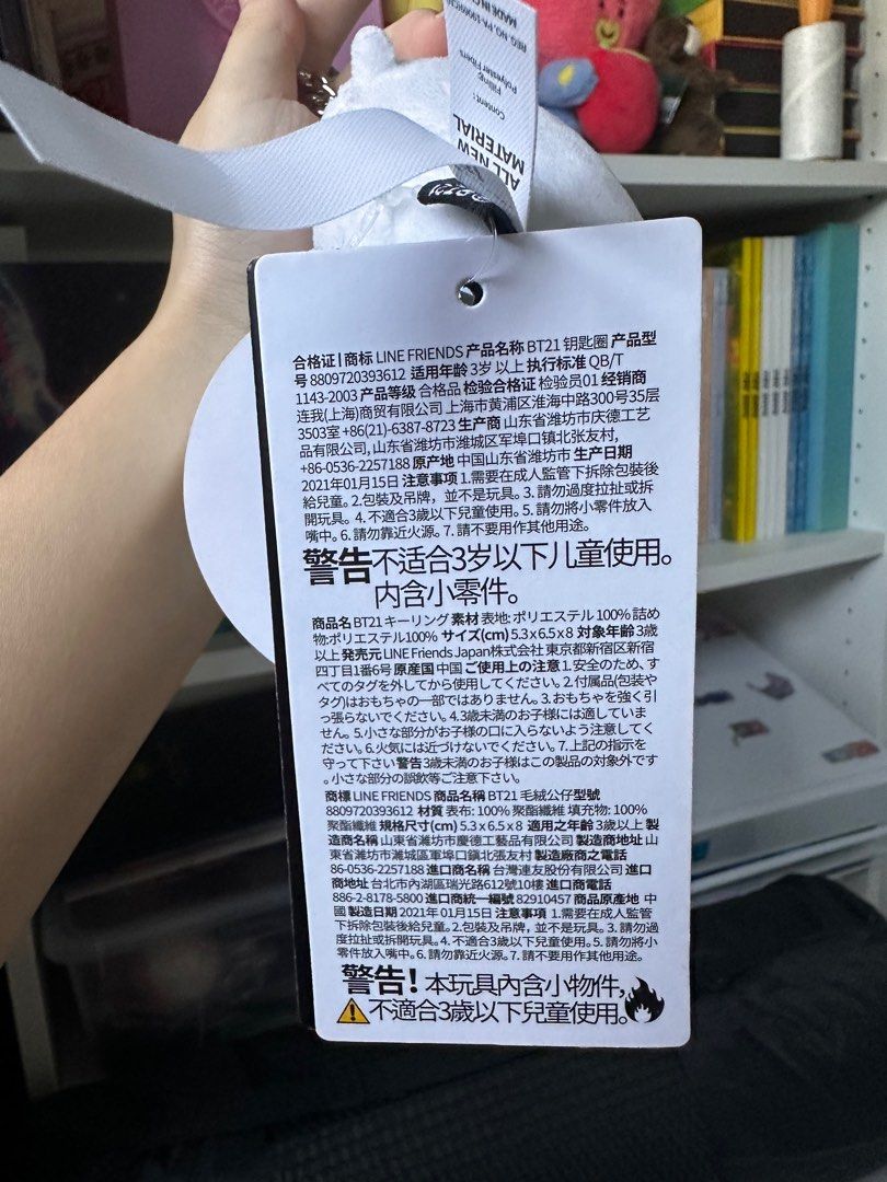 BT21 RJ keychain, Hobbies & Toys, Memorabilia & Collectibles, K-Wave on ...