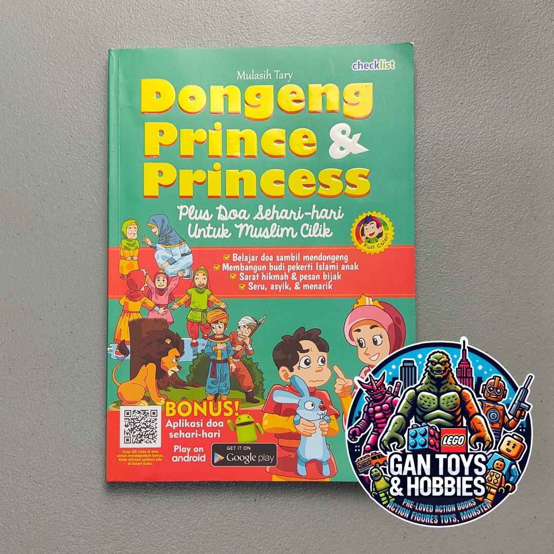 Buku Dongeng Prince & Princess Plus Doa Sehari-hari untuk Muslim Cilik ...