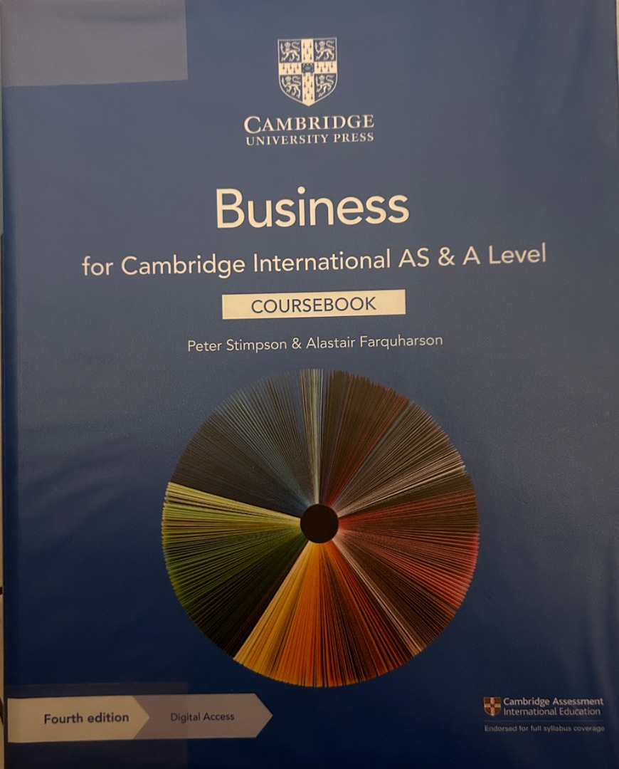 Cambridge AS and A Level BUSINESS 9609 COURSEBOOK/ textbook, Hobbies ...
