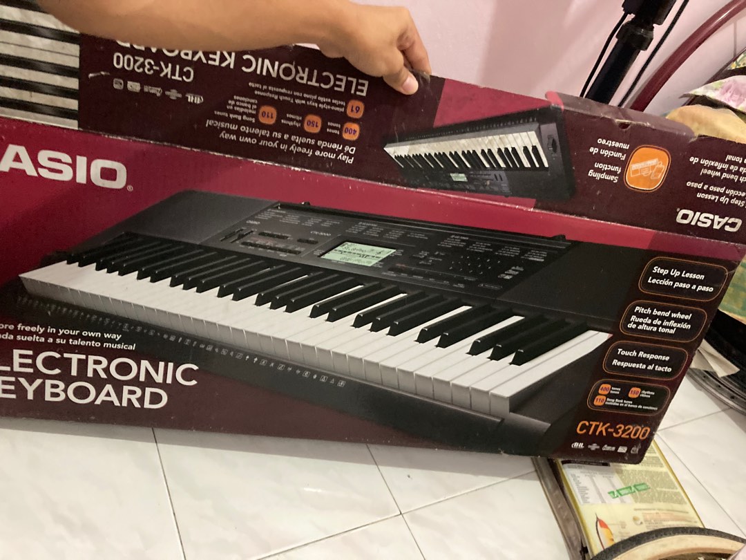 CASIO CTK 3200 Electronic Keyboard, Hobbies & Toys, Music & Media ...