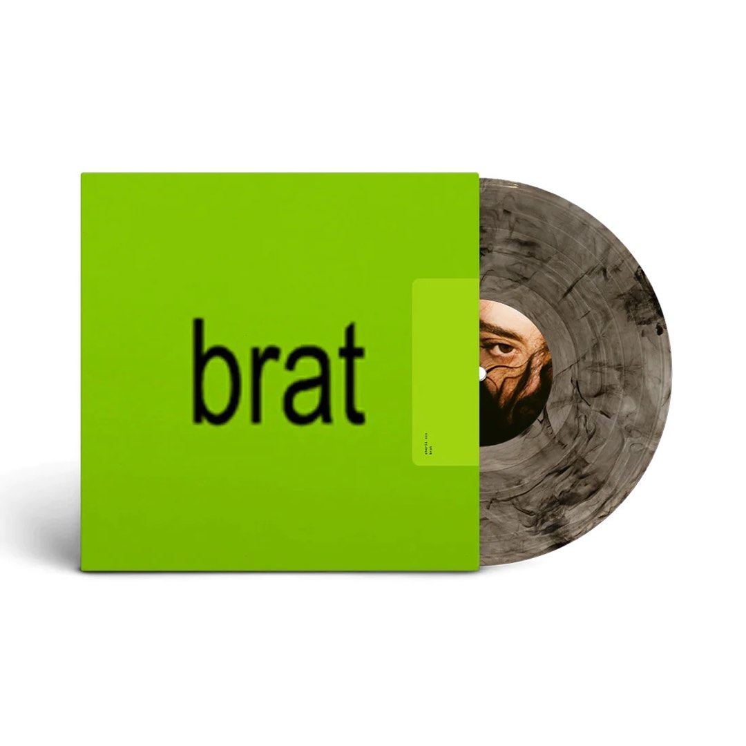 Charli XCX - “brat” limited edition Spotify smoky black vinyl LP record ...